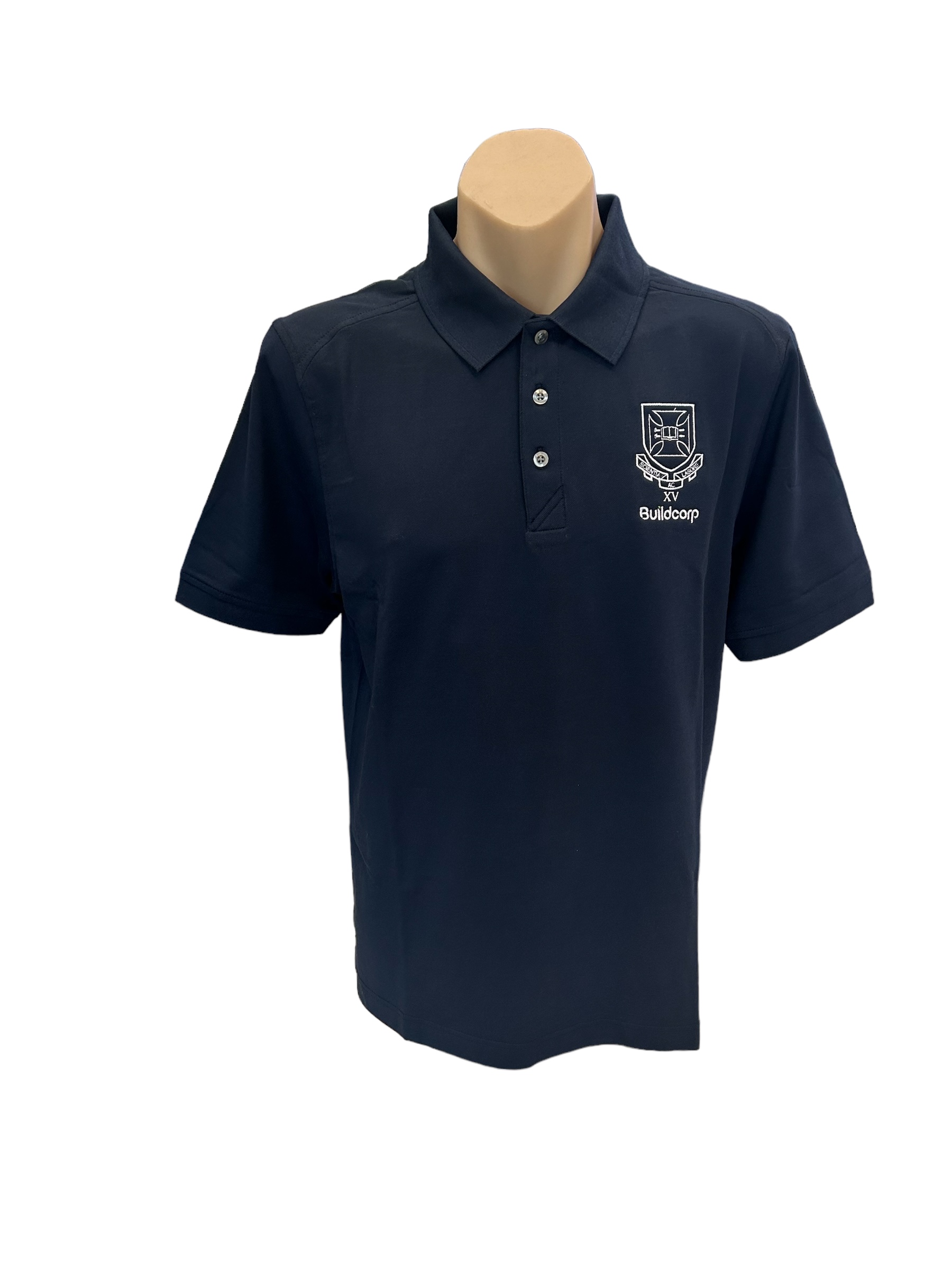 UQ Rugby Navy Cotton Polo - UQ Rugby Club Brisbane